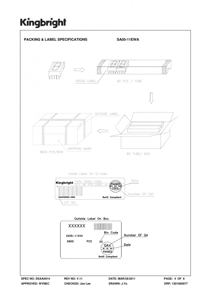 SA05-11EWA datasheet page 4