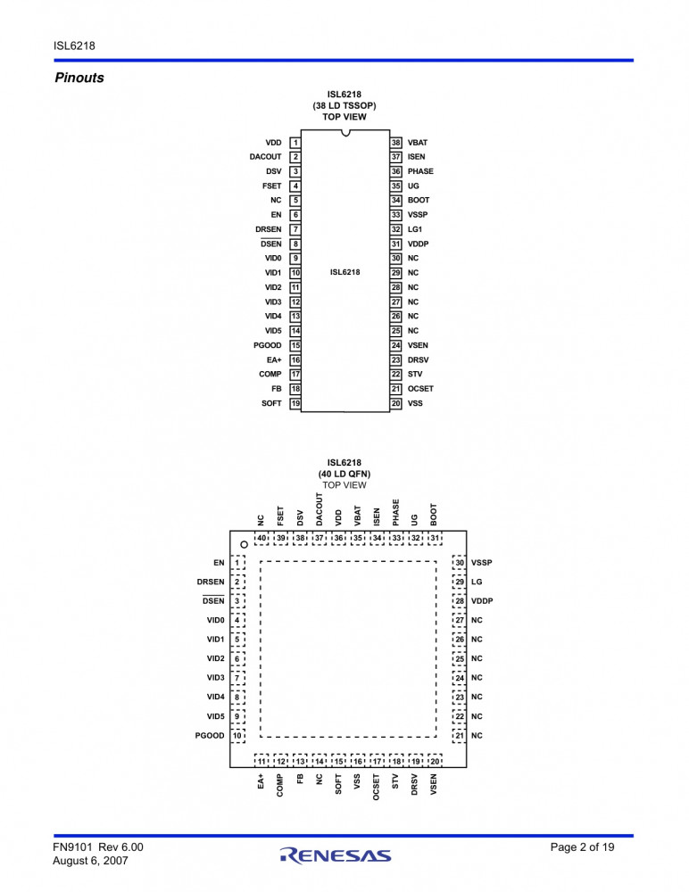 ISL6218 datasheet page 2