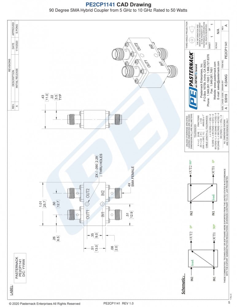 PE2CP1141 datasheet page 5