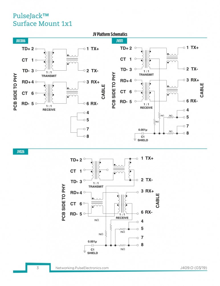 J3011G21DNL technical document page 3