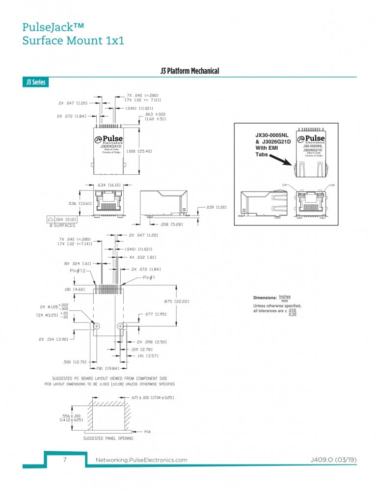 J3011G21DNL technical document page 7
