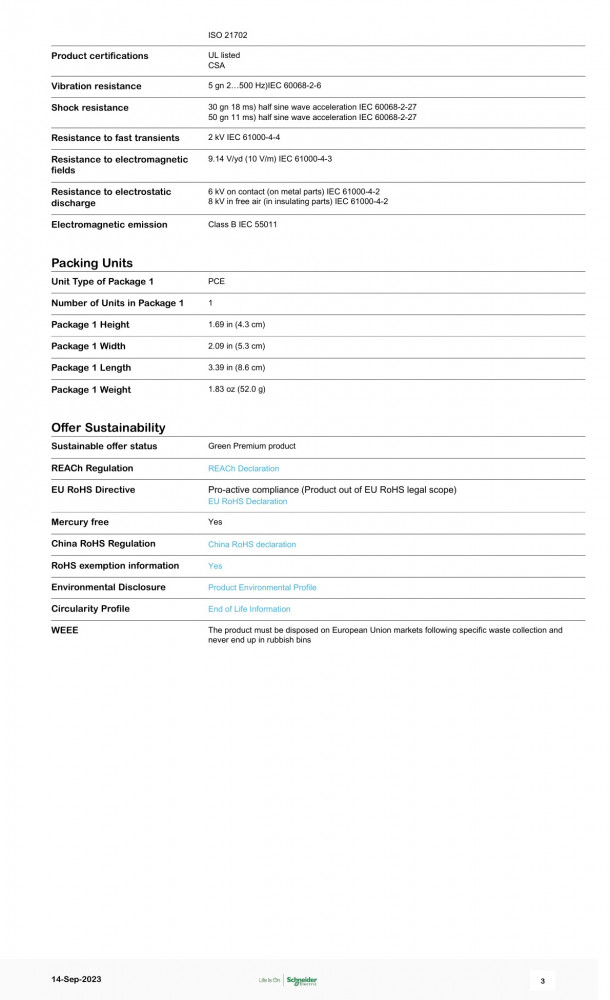 XB5FW34G5 technical document page 3