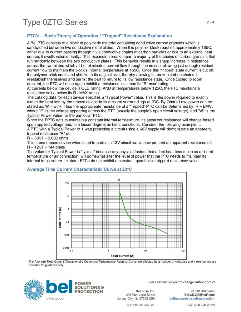 0ZTG0110FF2C technical document page 2