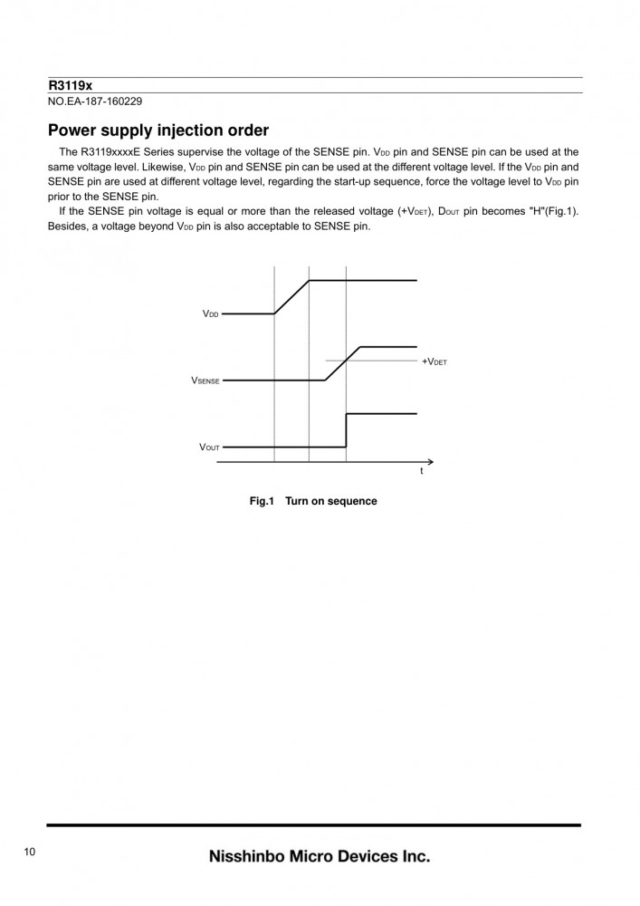 R3119x datasheet page 10