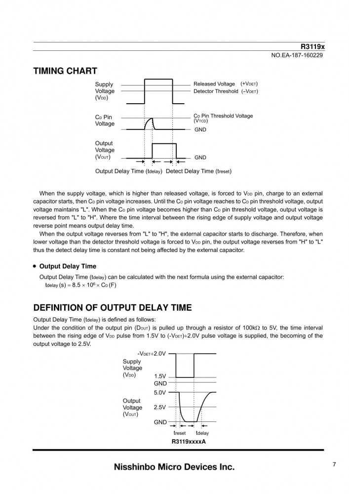 R3119x datasheet page 7