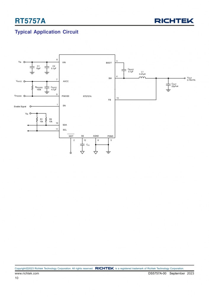 RT5757A datasheet page 10