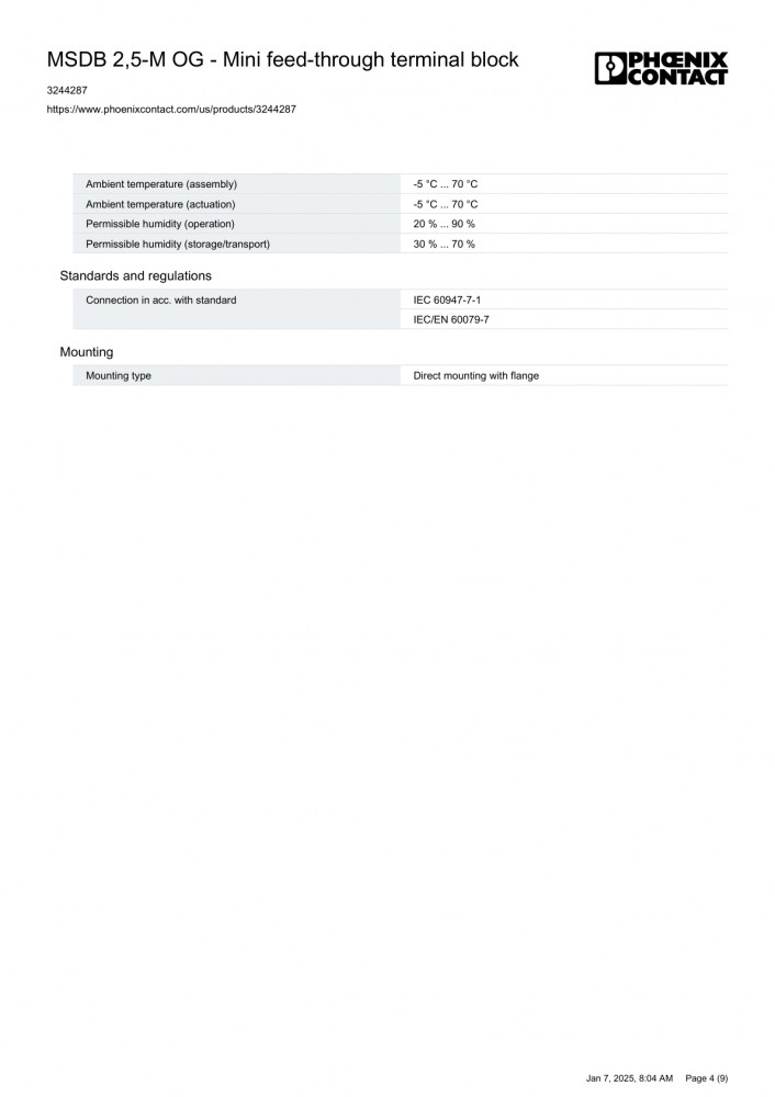 Phoenix Contact 3244287 technical document page 4