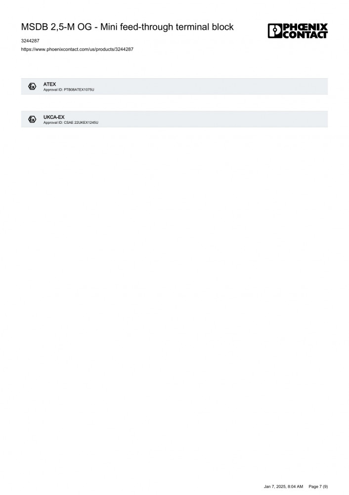 Phoenix Contact 3244287 technical document page 7