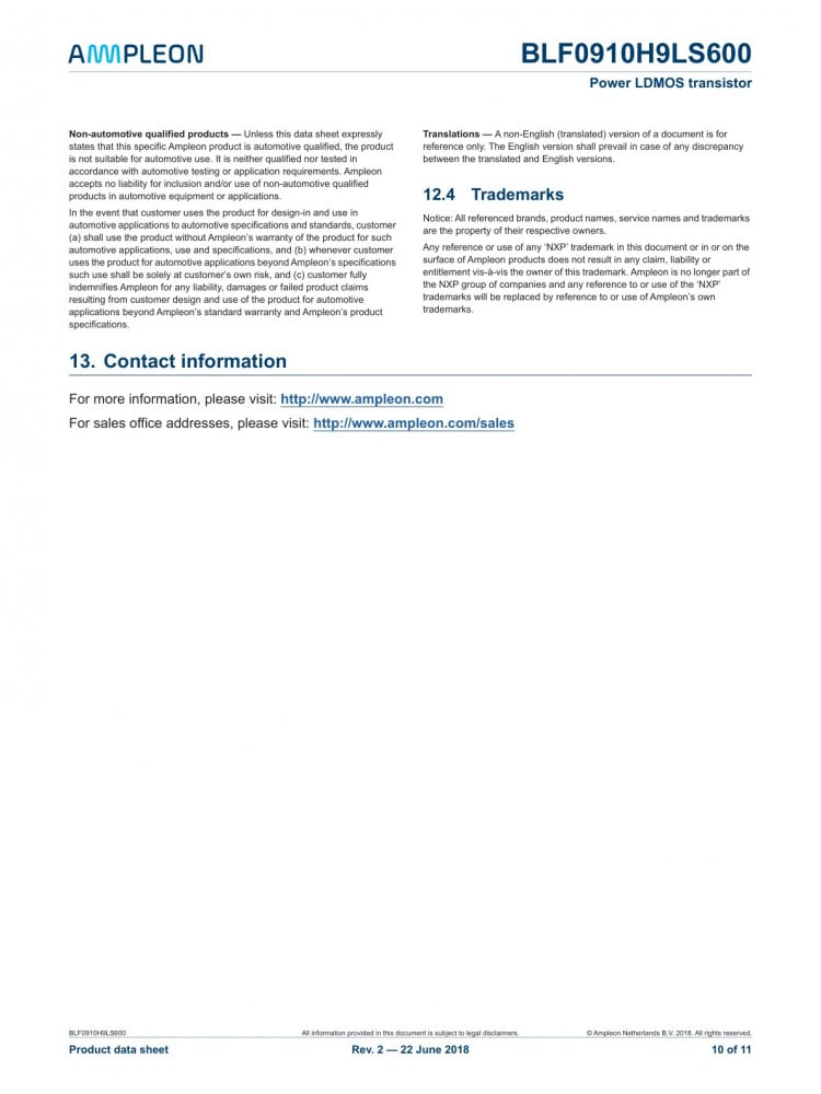 BLF0910H9LS600J datasheet page 10