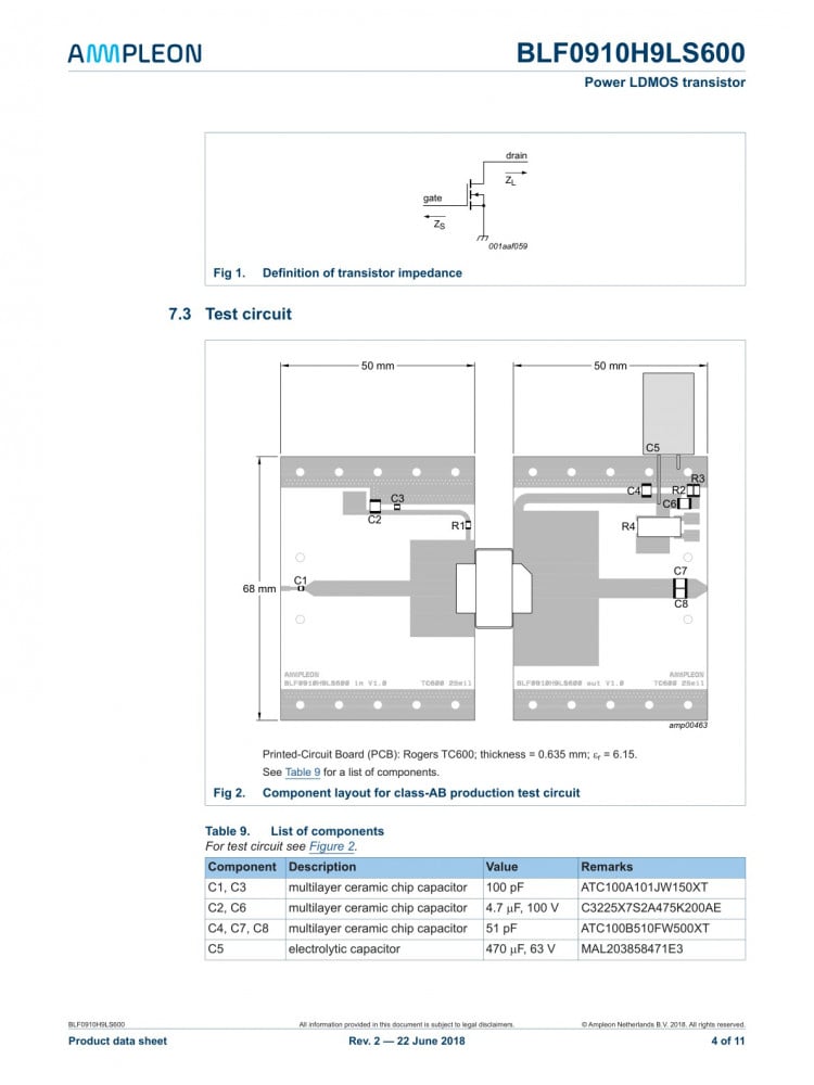 BLF0910H9LS600J datasheet page 4