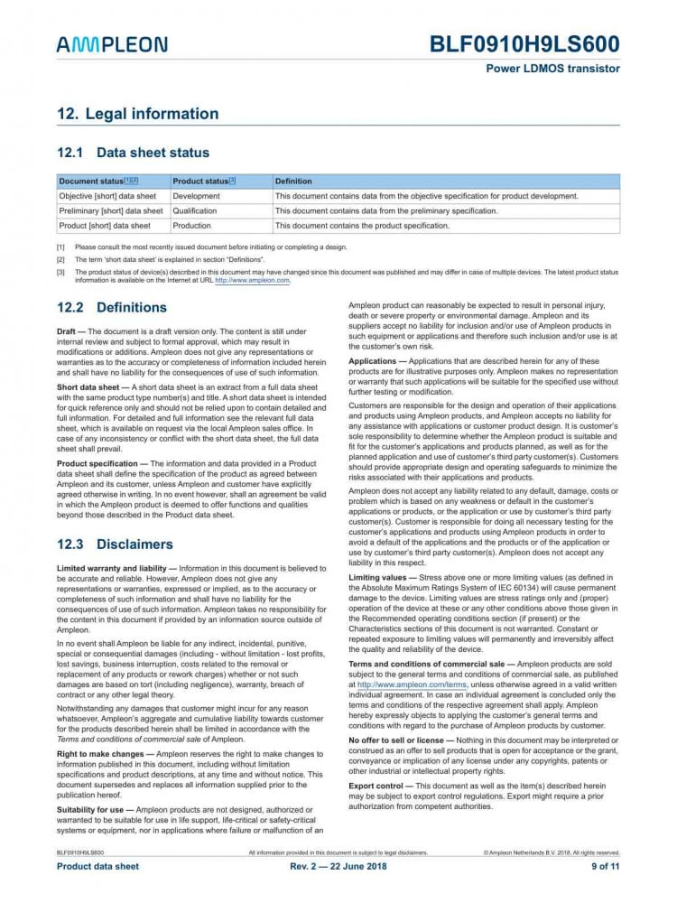 BLF0910H9LS600J datasheet page 9