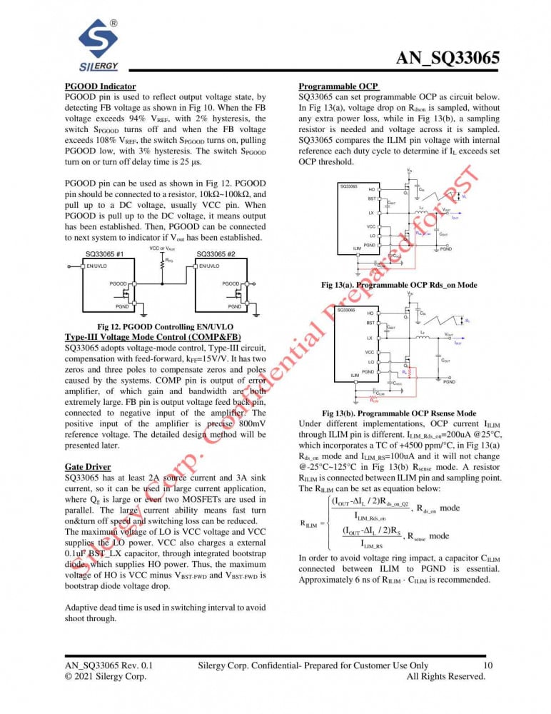 SQ33065WAQ datasheet page 10