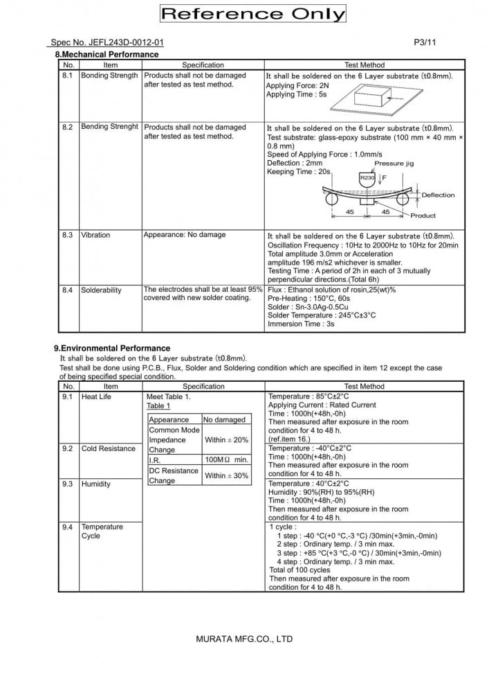 Murata specification page 3