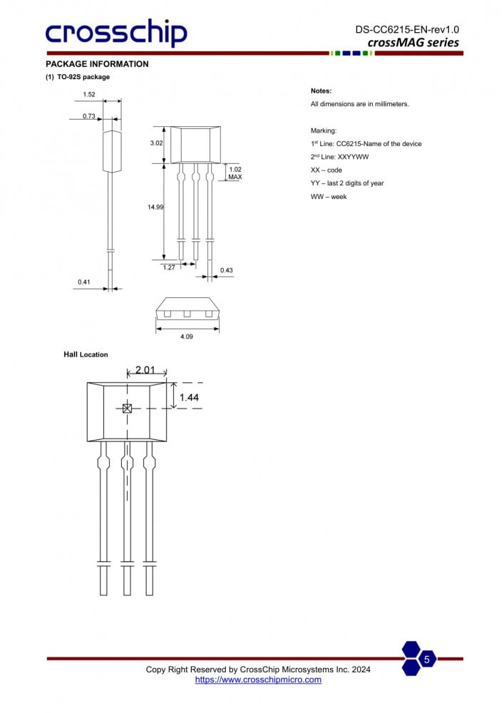 CC6215TO datasheet page 5