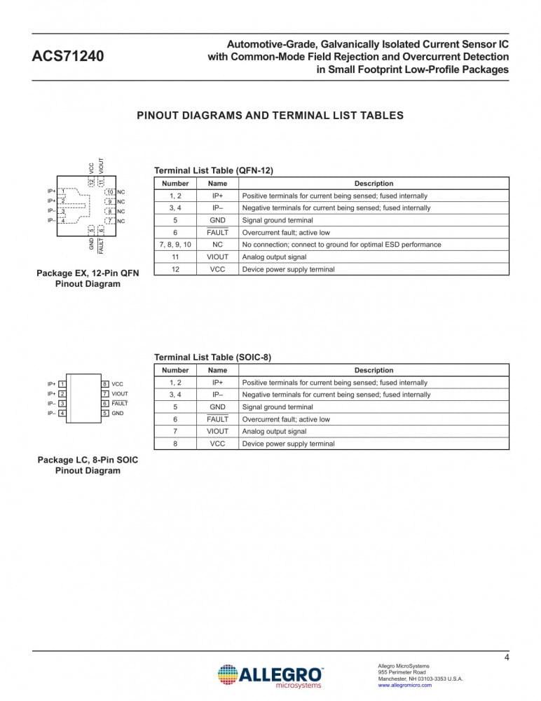 ACS71240 datasheet page 4