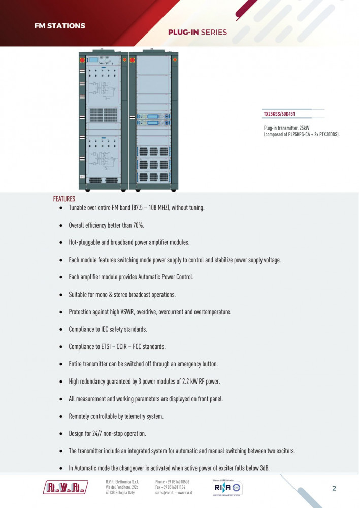TX25KSS technical document page 2