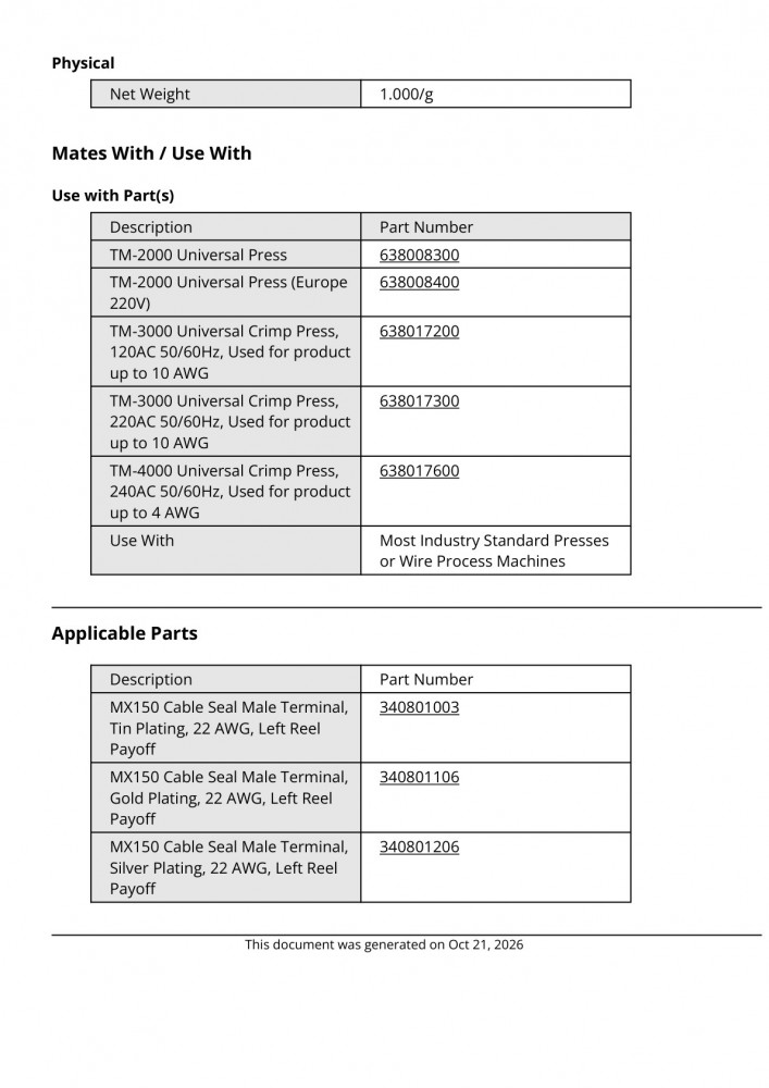 Tooling document page 3