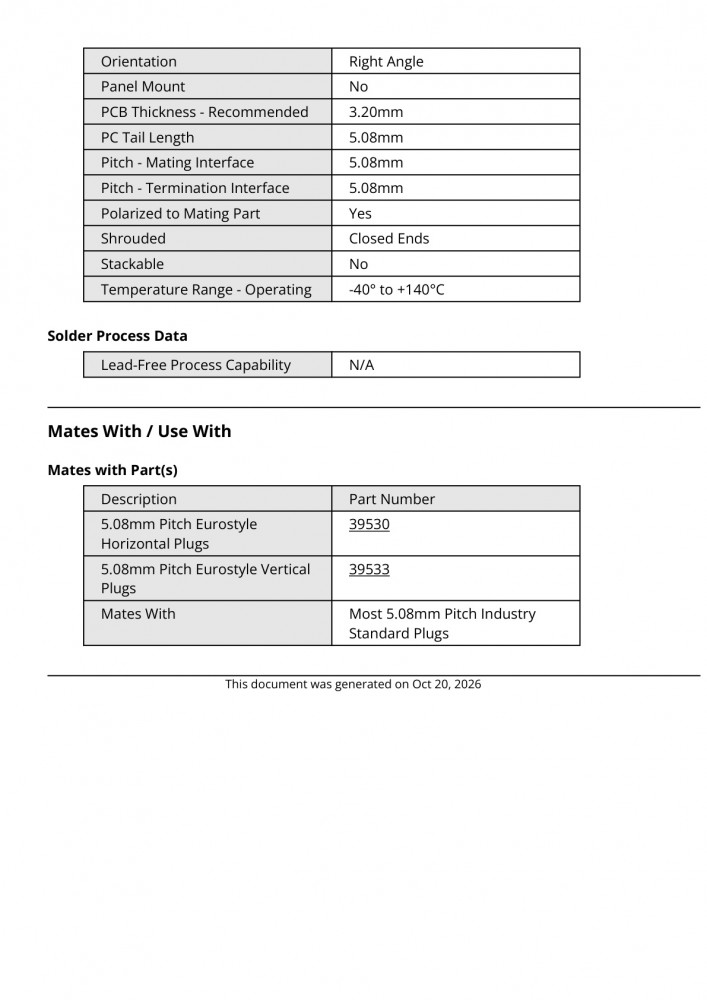 MOLEX 395324505 technical document image 3