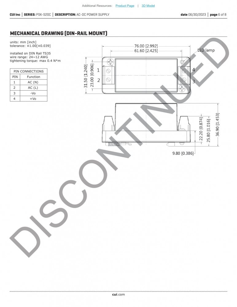 PSK-S20C-9-T datasheet page 6