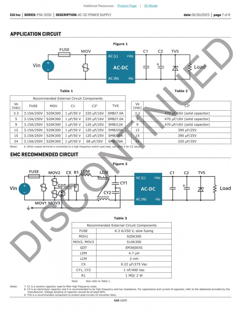 PSK-S20C-9-T datasheet page 7