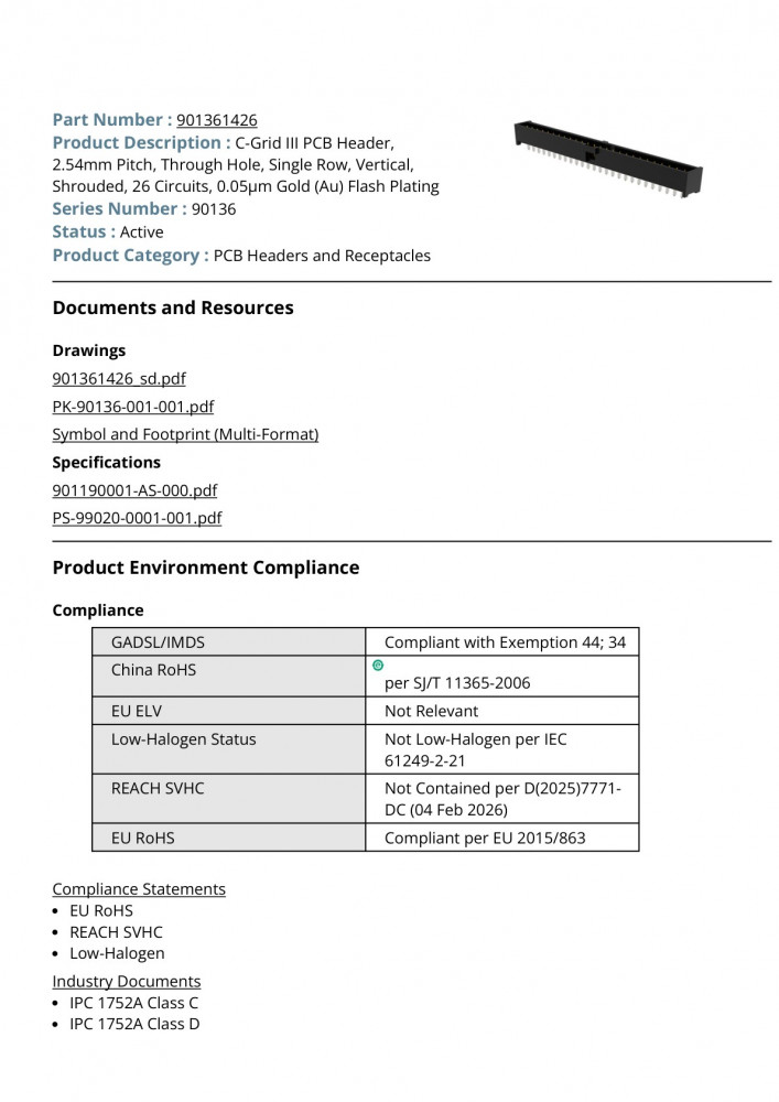 901361426 technical document image, page 1