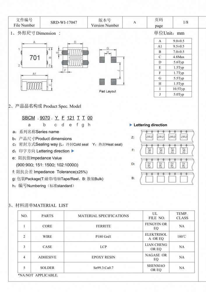 SOREDE specification page 3