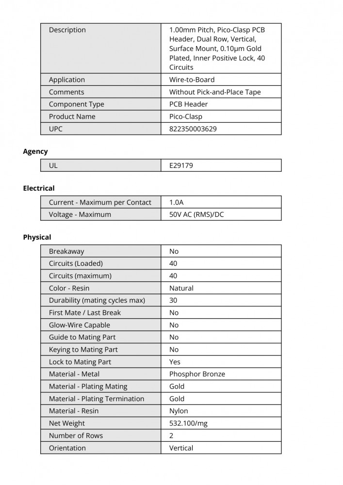 Product document page 2