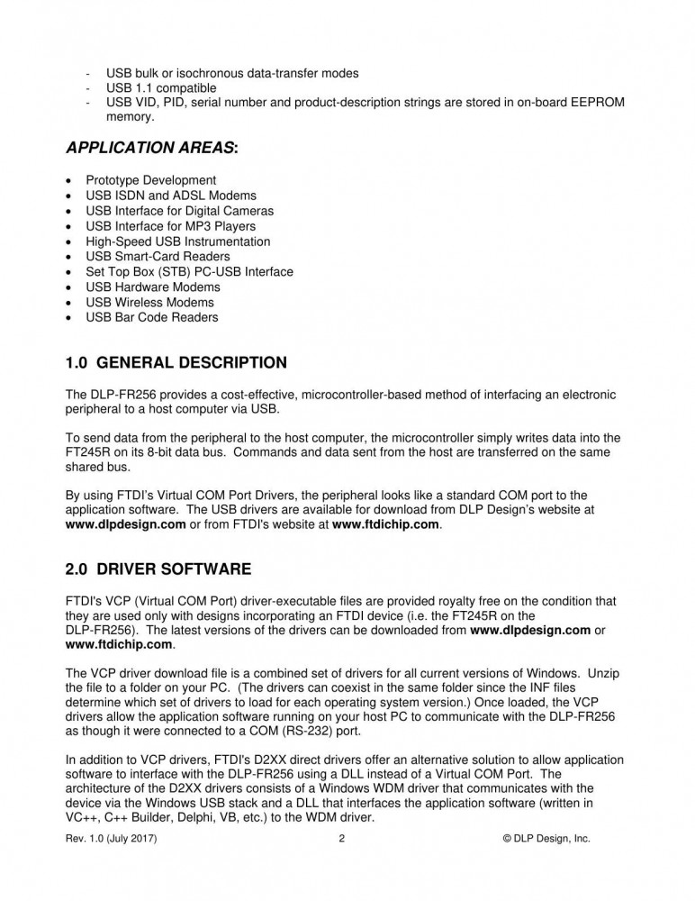 DLP-FR256 document page 2