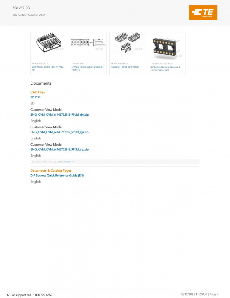 506-AG10D technical document image 4