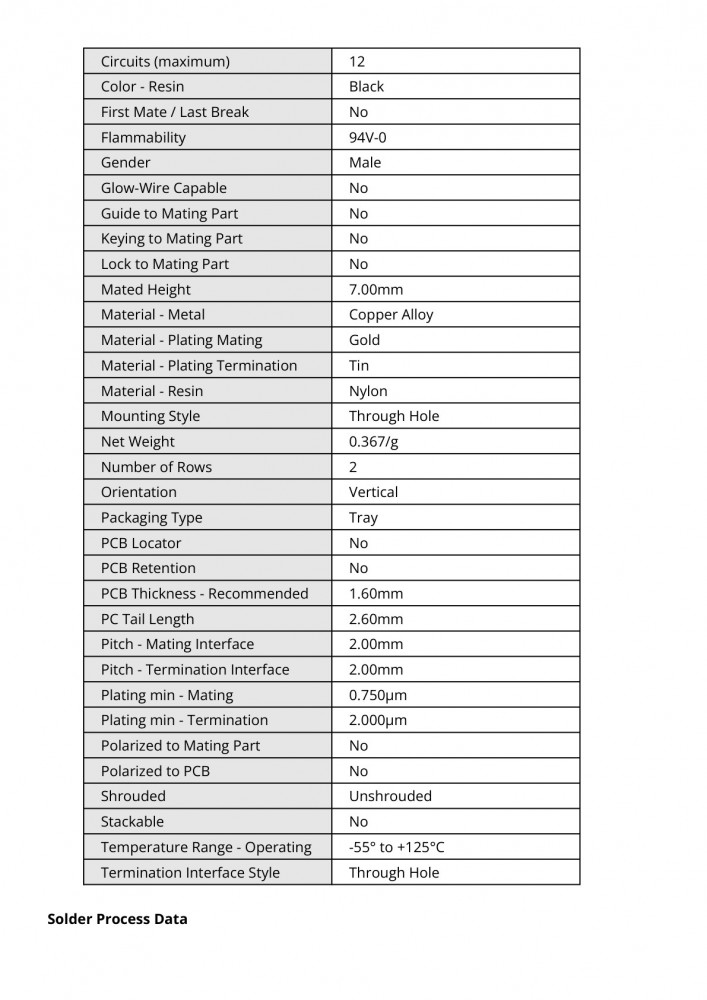 MOLEX 877611201 technical document image, page 3