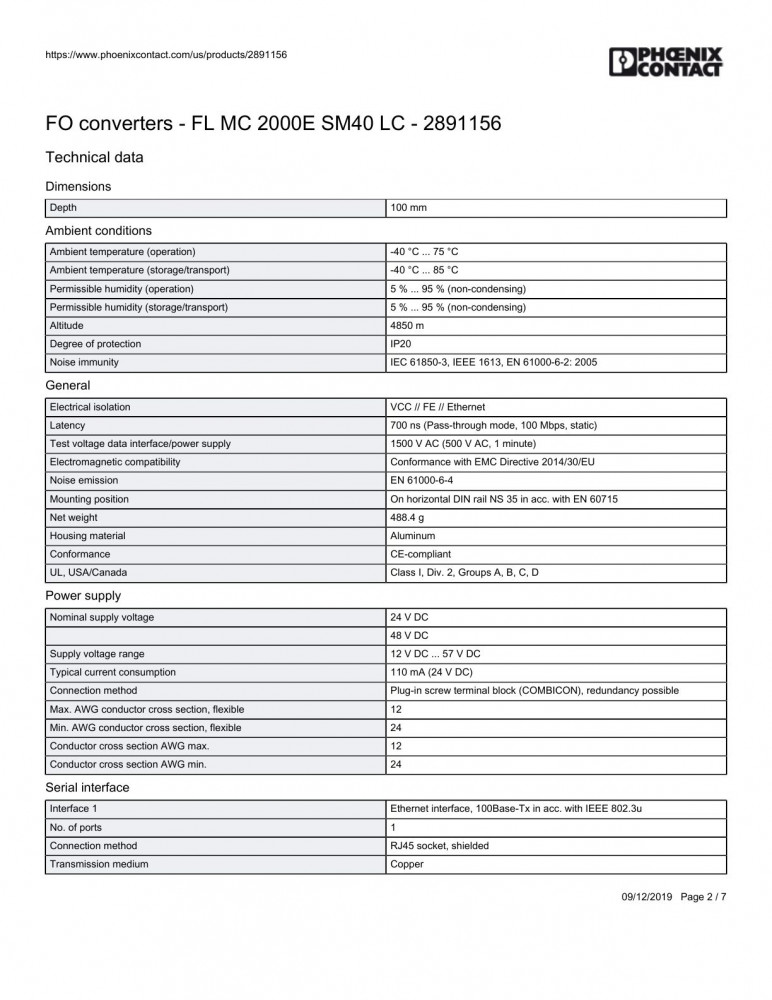 Product document page 2