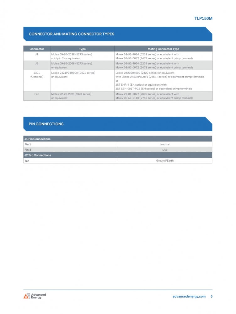 TLP150N-99S24J datasheet page 5