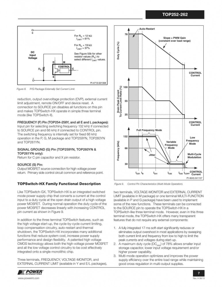 TOPSwitch-HX datasheet page 7