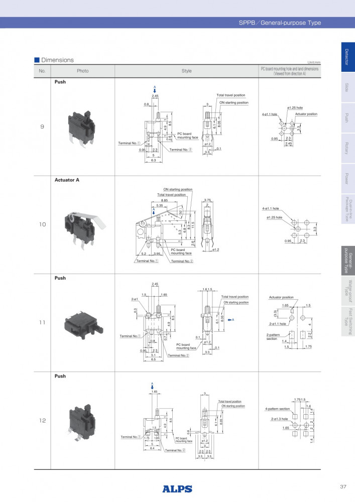 SPPB610400 product drawing