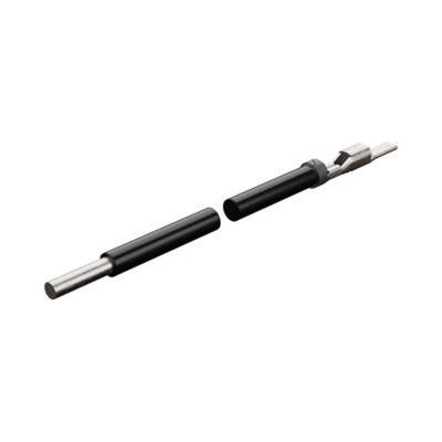 Pre-Crimped Lead Mizu-P25 Male-to-Pigtail, Tin (Sn) Plating, 300.00mm Length, 20 AWG, Black for sale