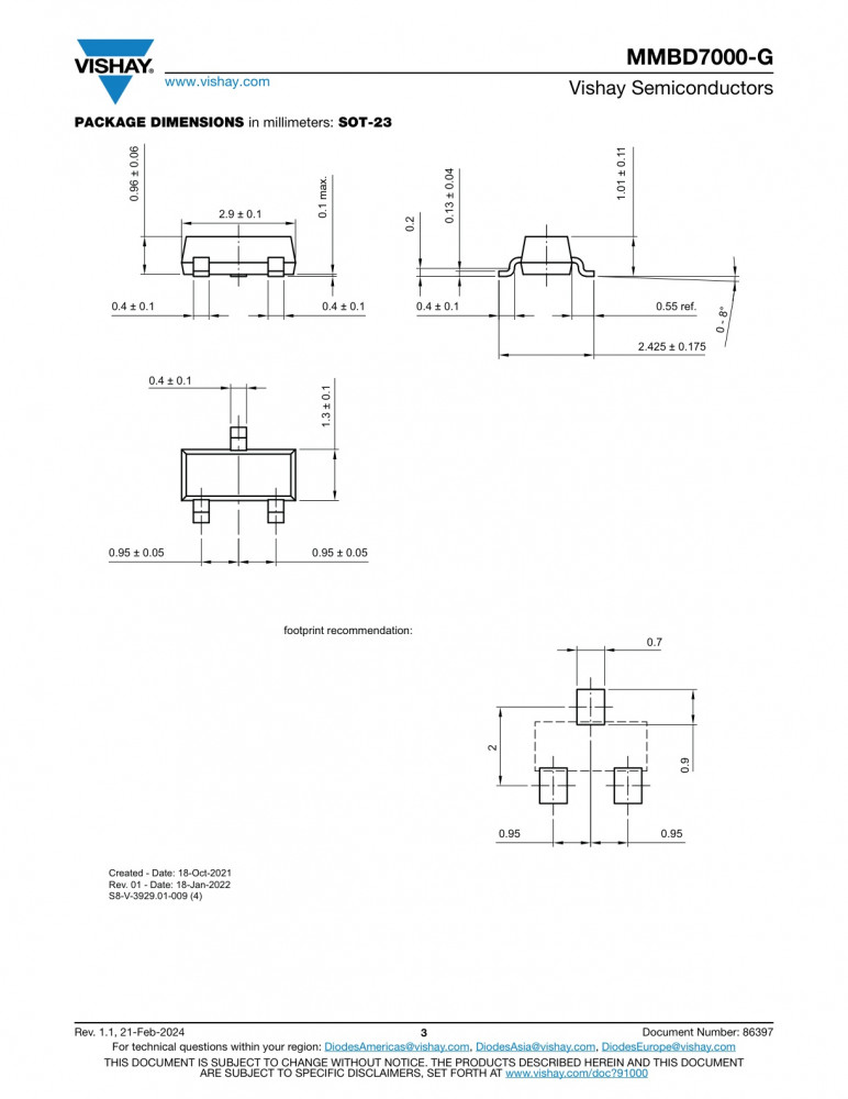 MMBD7000-G3- datasheet page 3