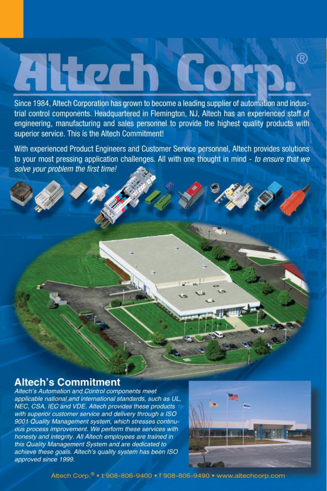 Altech industrial relay documentation page 2
