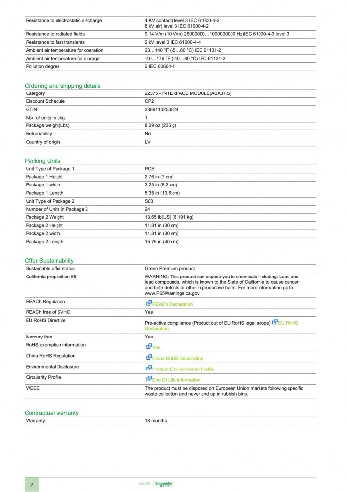 ABE7P16T111 technical document page 2