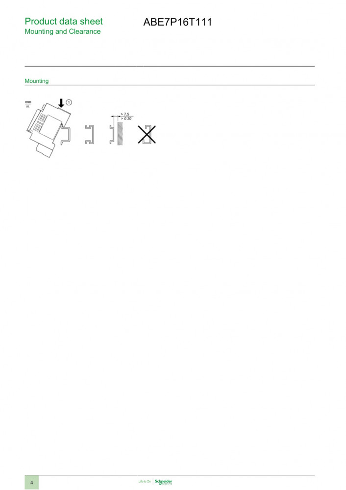 ABE7P16T111 technical document page 4