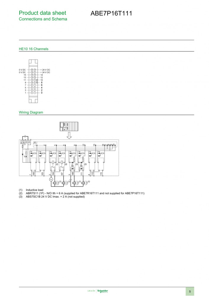 ABE7P16T111 technical document page 5