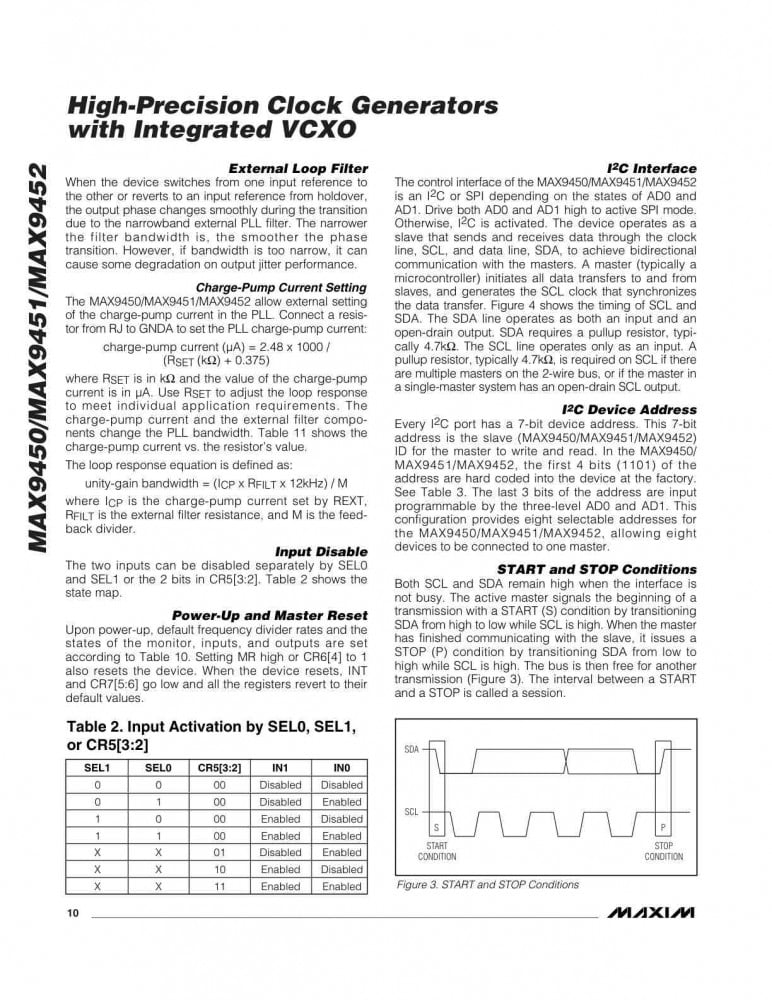 MAX9452EHJ2 datasheet page 10