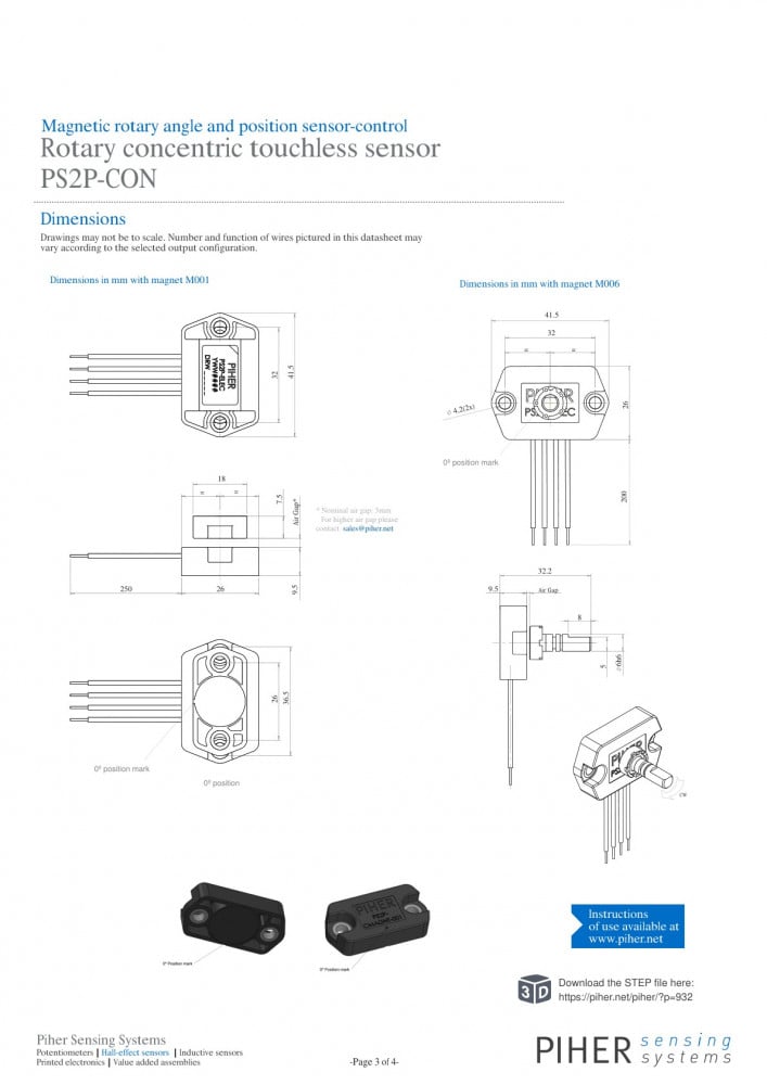 PS2P-CON product documentation page 3
