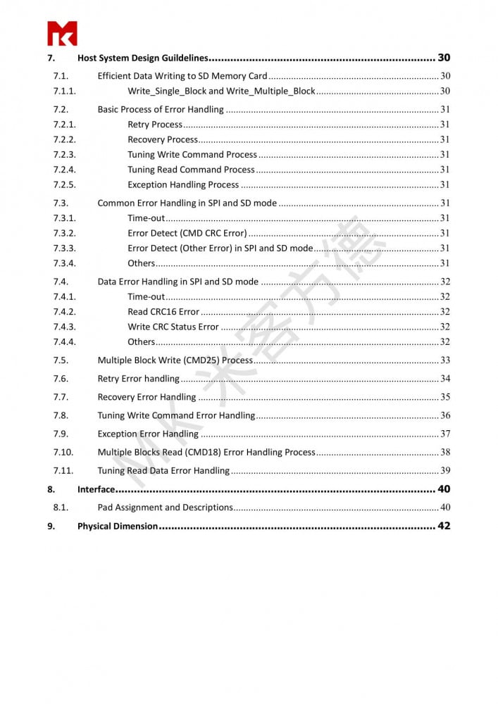 MK microSD specification page 6