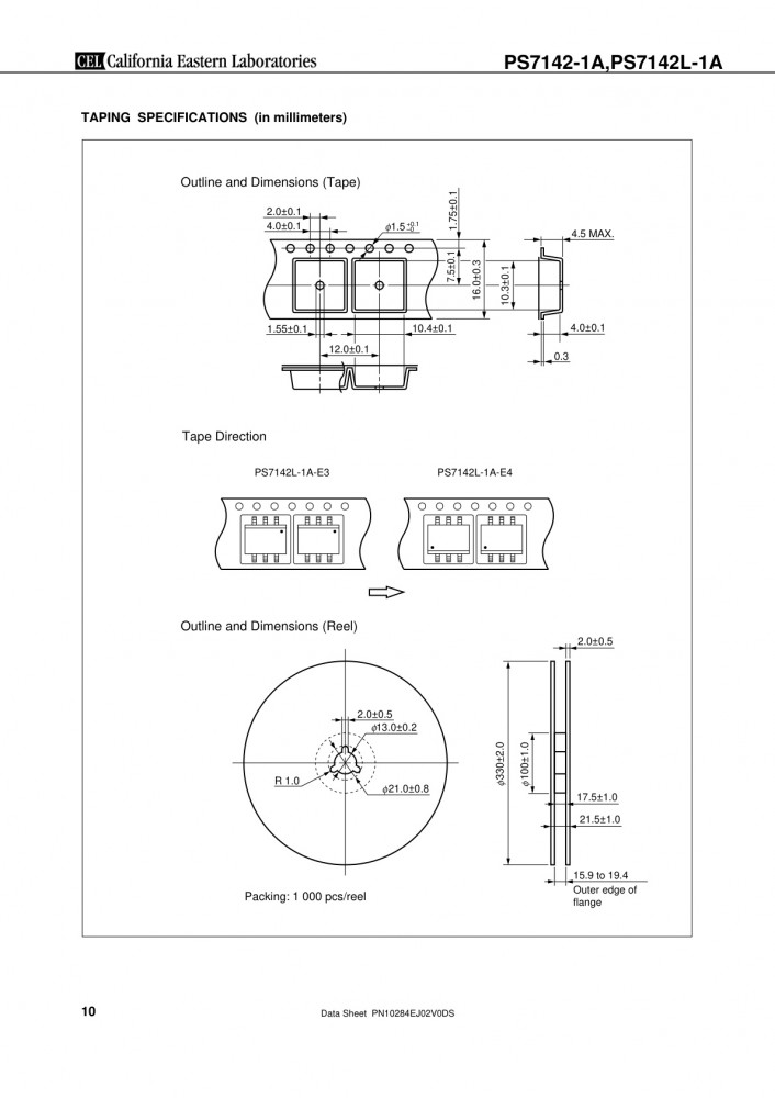 PS7142-1A datasheet page 10