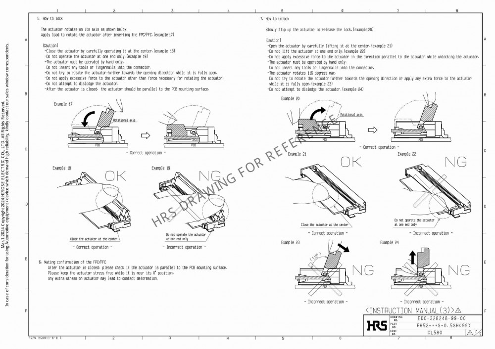 HRS FH52 instruction manual page 7