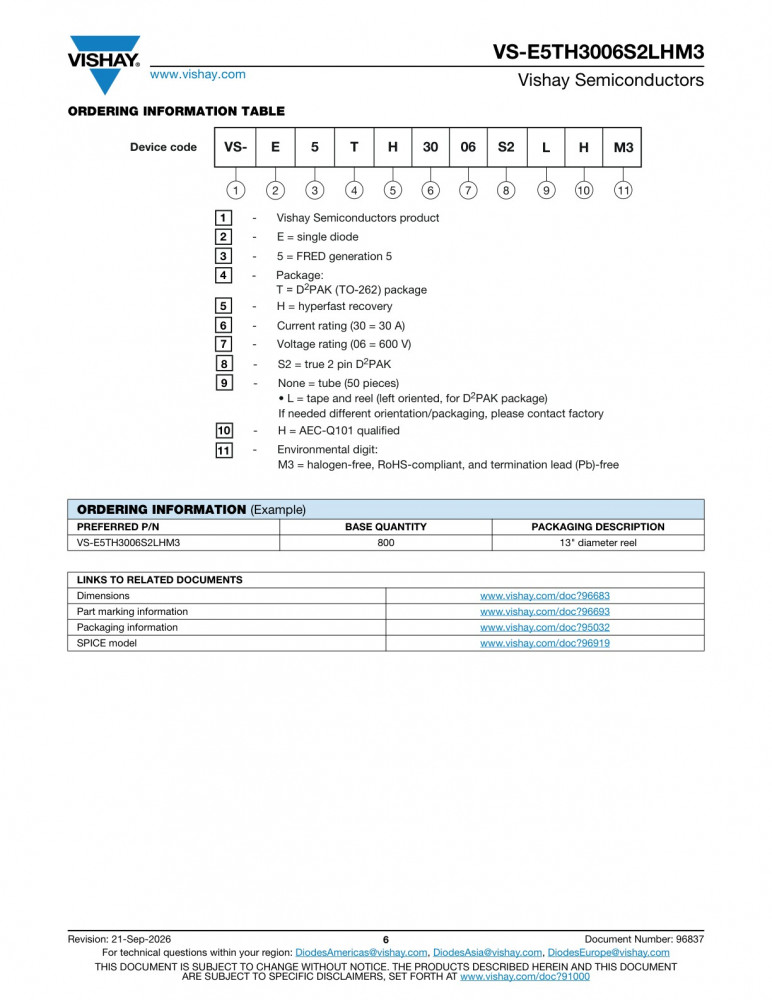 Vishay VS-E5TH3006S2LHM3 datasheet page 6