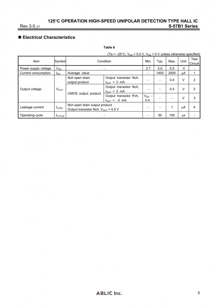 S-57B1 datasheet page 5