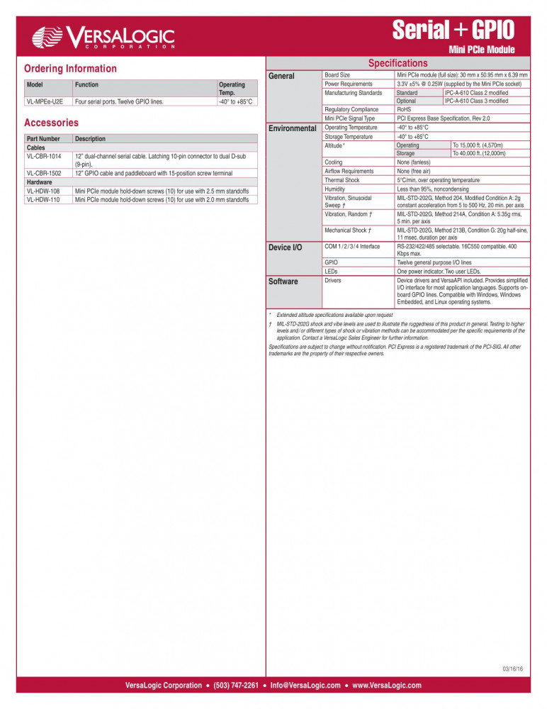 VL-MPEE-U2E product document page 2