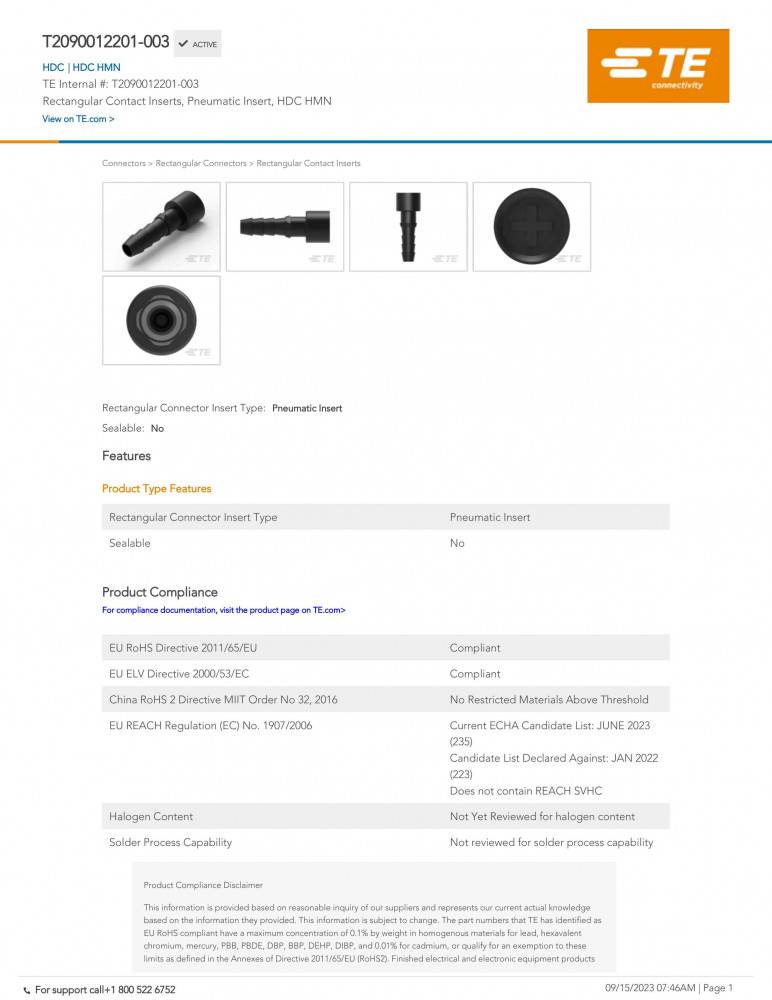 T2090012201-003 technical document page 1