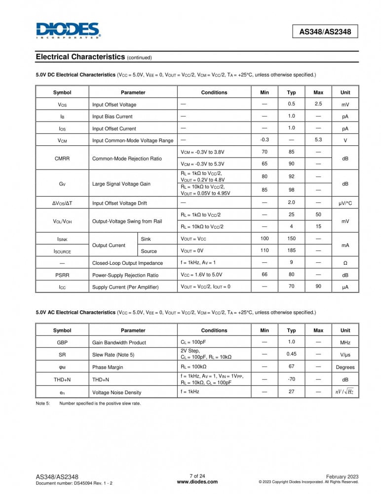 AS348W5-7 datasheet page 7